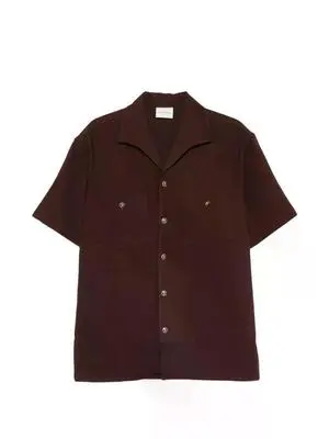 Drole De Monsieur Chest-pockets Buttoned Shirt - Brown