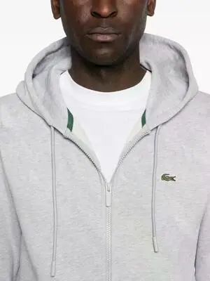 Lacoste Zip-up Hoodie - Grey