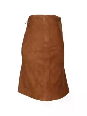 ROTATE BY BIRGER CHRISTENSEN Suede Mini Skirt