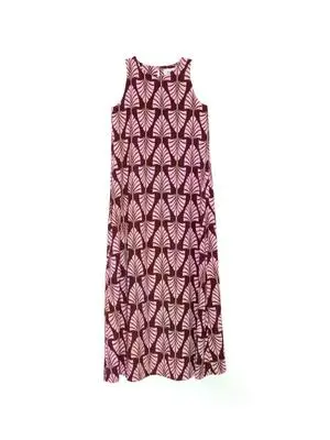 NIU Patterned Sleeveless Maxi Dress