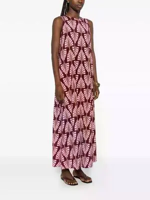 NIU Patterned Sleeveless Maxi Dress