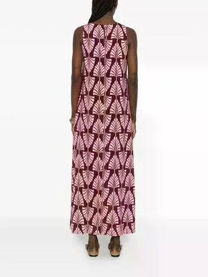 NIU Patterned Sleeveless Maxi Dress