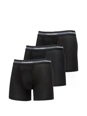 Calvin Klein Logo-waistband Boxers Set - Black