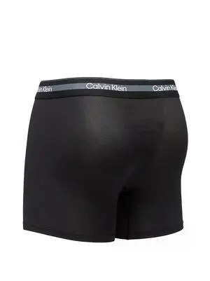 Calvin Klein Logo-waistband Boxers Set - Black