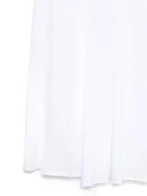 120% Lino A-line Midi Skirt - White