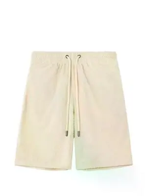 Off-White Terrycloth Drawstring Shorts - Neutrals