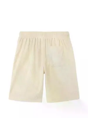 Off-White Terrycloth Drawstring Shorts - Neutrals