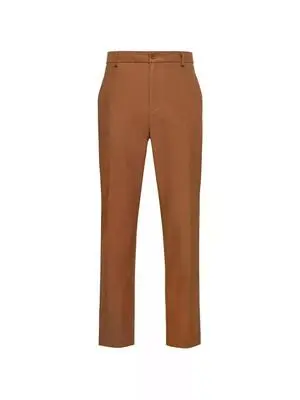 Moncler Technical Pleated Cotton Trousers