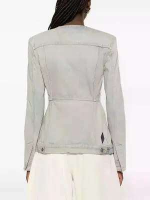 HAIKURE Button-up Denim Jacket - Blue