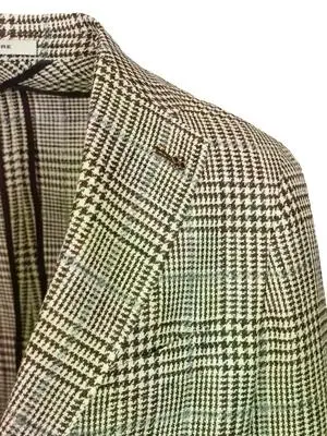 Tagliatore Prince Of Wales Pattern Blazer - Neutrals