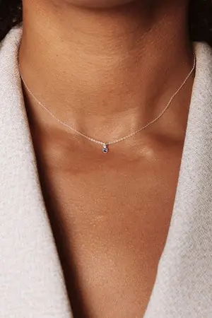 SET & STONES Necklace - Silver/december