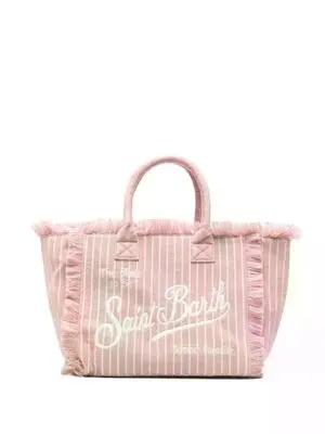 MC2 SAINT BARTH Striped Tote Bag - Pink