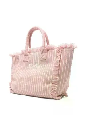 MC2 SAINT BARTH Striped Tote Bag - Pink