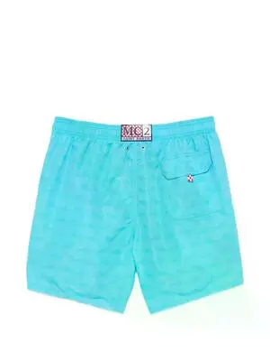 MC2 SAINT BARTH Shark-print Swim Shorts