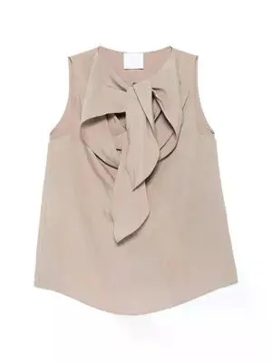 Sú Cowl-neck Sleeveless Top