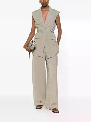 Sú Belted Sleeveless Waistcoat