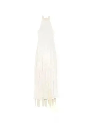 BLESS Halterneck Maxi Dress - Neutrals