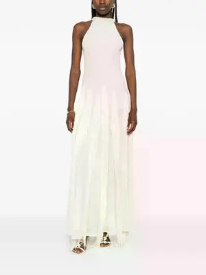 BLESS Halterneck Maxi Dress - Neutrals