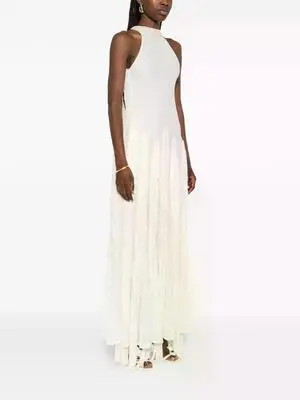 BLESS Halterneck Maxi Dress - Neutrals