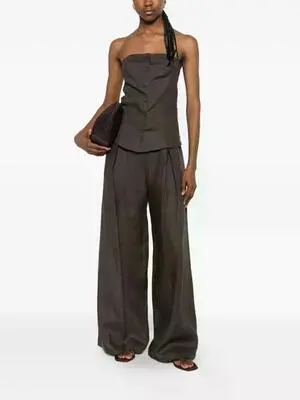Sú Button Bandeau Top