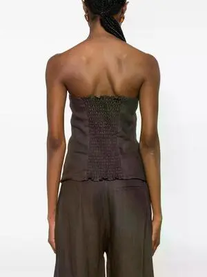 Sú Button Bandeau Top