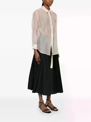 Sú Buttoned Shirt With Tie Detail