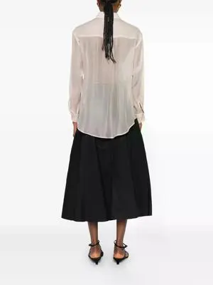 Sú Buttoned Shirt With Tie Detail