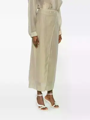 Sú Wrap-design Midi Skirt