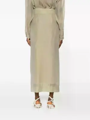 Sú Wrap-design Midi Skirt