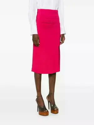 Valentino Garavani Midi Skirt With Zip Fastening