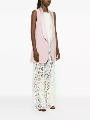 Antonelli Firenze Shawl-collar Gilet - Pink
