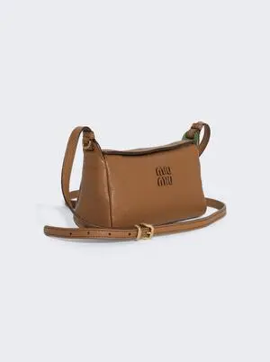 Miu Miu Vitello Phenix Shoulder Bag - Tan