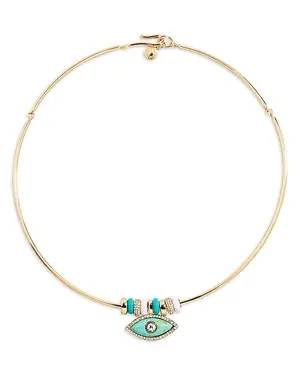 Baublebar Evil Eye Collar Necklace - Turquoise