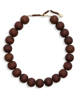 BAUBLEBAR Baublebar Jane Semi Precious Stone Beaded Necklace, 17-20"
