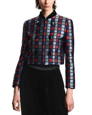 Emporio Armani Check Jacquard Jacket
