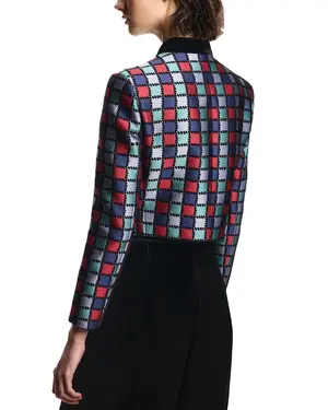 Emporio Armani Check Jacquard Jacket