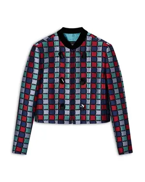 Emporio Armani Check Jacquard Jacket