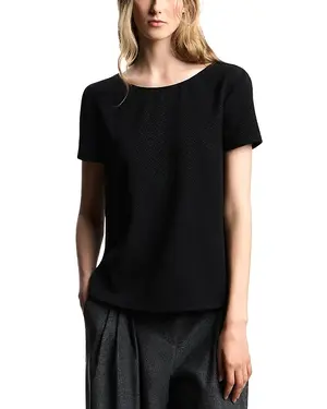 Emporio Armani Boat Neck Blouse