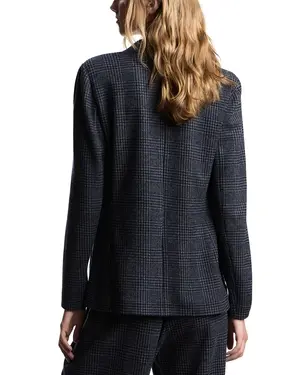 Emporio Armani Prince Of Wales Single-button Blazer