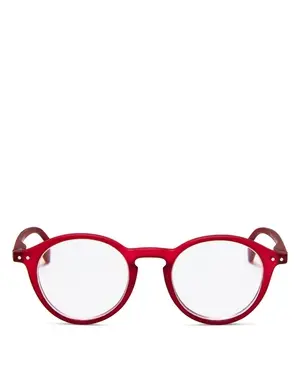 IZIPIZI Round Reading Glasses, 48mm - Cherry Red