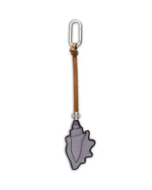 Tory Burch Conch Shell Leather Key Fob - Multi