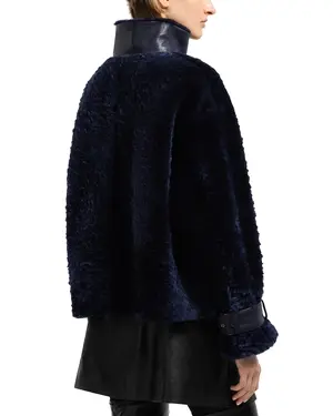 Emporio Armani Shearling Blouson Jacket