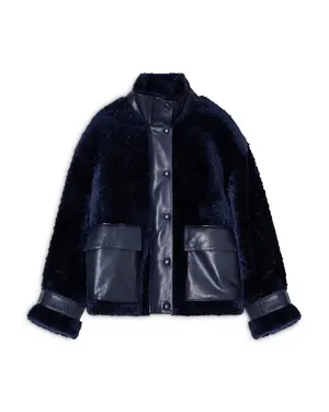 Emporio Armani Shearling Blouson Jacket