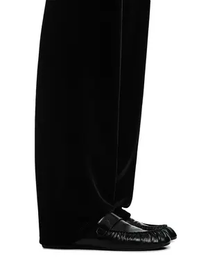 Emporio Armani Stretch Chenille Jersey Trousers