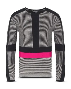 Emporio Armani Jacquard Stripe Sweater