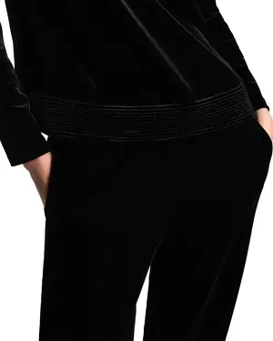 Emporio Armani Stretch Chenille Jersey Top