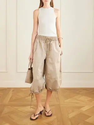 Co Ribbed Cashmere Tank - Neutrals