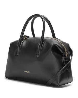 DEMELLIER Small Stockholm Leather Shoulder Bag - Black
