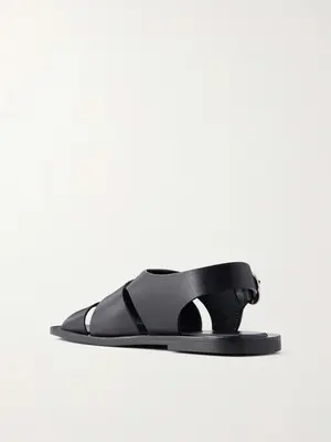 Proenza Schouler Capri Fisherman Sandals - Black