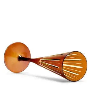 L'Objet Prism Champagne Flutes, Set Of 4 - Amber